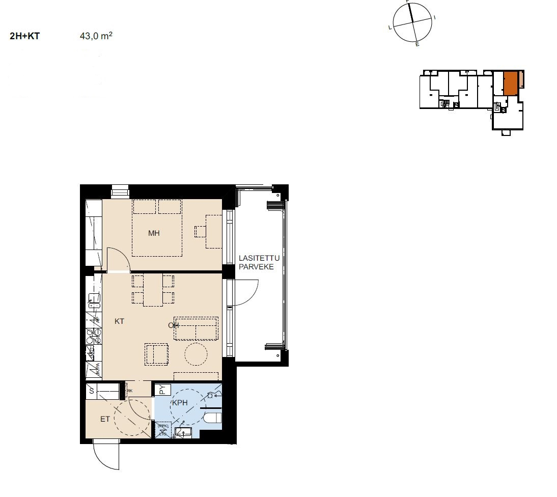 Kaljaasi Auroran kuja 4, 00540 Helsinki - Asuntosäätiö